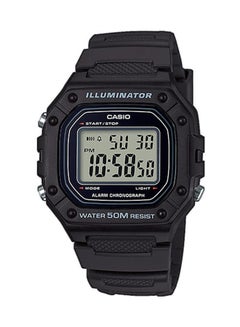 CASIO Men's Water Resistant Digital Watch W-218H-1AVEF - 45 mm - Black UAE | Dubai, Abu Dhabi