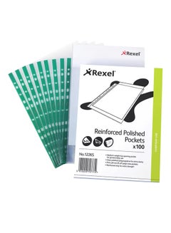 Rexel 100-Piece Reinforced Polished File Folder White UAE | Dubai, Abu ...