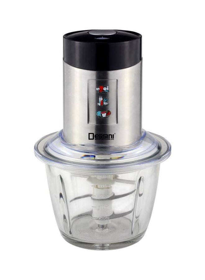 DESSINI Handheld Electric Chopper 200W 1200.0 ml DS888 Silver/Black ...