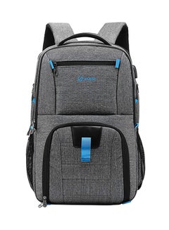 POSO Laptop Backpack With USB Port Grey | Best Price UAE | Dubai, Abu Dhabi
