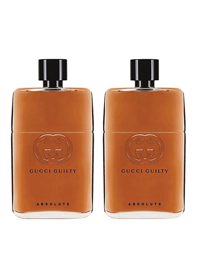 GUCCI 2-Piece Guilty Absolute EDP Gift Set 2x90ml | Best Price UAE ...