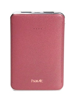 havit 5000.0 mAh Portable Power Bank Maroon UAE | Dubai, Abu Dhabi