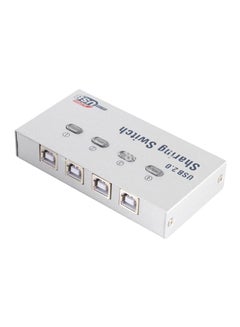 Generic 4 Port USB Printer Sharing Switch Grey | Best Price KSA ...