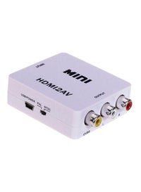 Generic Mini HDMI2AV Adapter White UAE | Dubai, Abu Dhabi