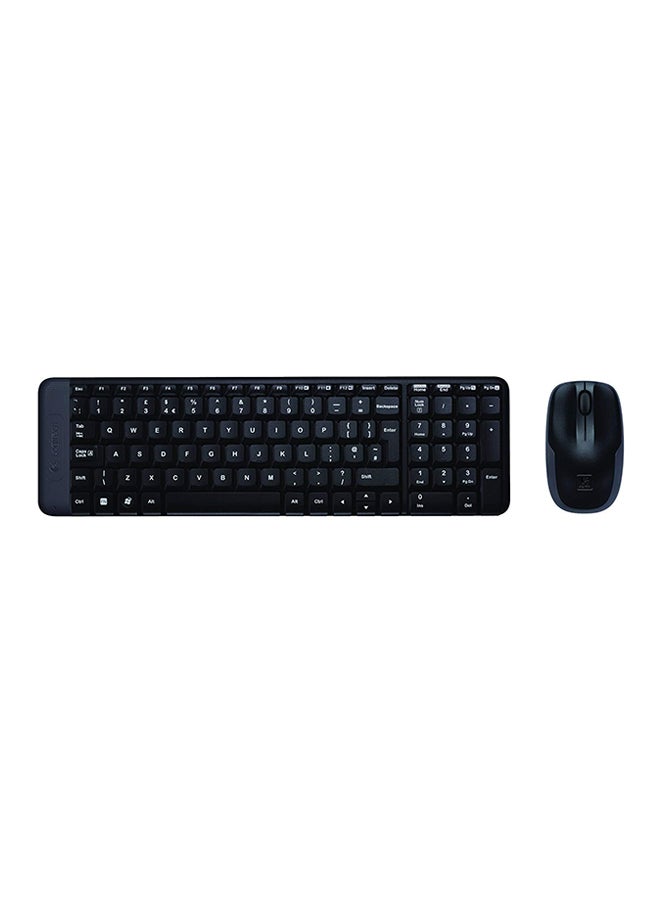 Logitech MK220 Wireless Keyboard Mouse Set black | Best Price UAE ...