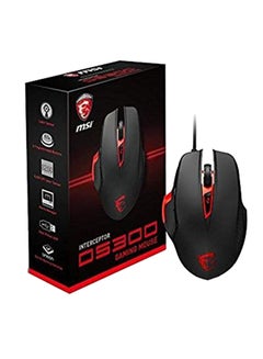 MSI DS300 Interceptor Laser Gaming Mouse Black UAE | Dubai, Abu Dhabi