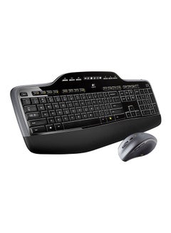 Logitech Mk710 Wireless Desktop Keyboard And Mouse Eng/Arabic Black ...