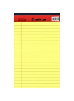 SINARLINE A5 Ruled Writing Pad, 50 Pages Yellow KSA | Riyadh, Jeddah