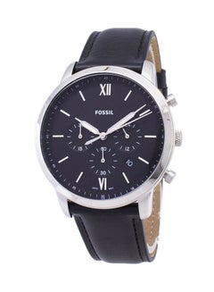 FOSSIL Men's Water Resistant Chronograph Watch FS5452 - 44 mm - Black ...