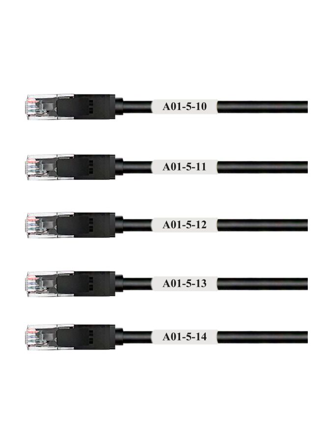 MR-LABEL 800-Piece Self-Laminating Wrap Around Cable Printable Label ...