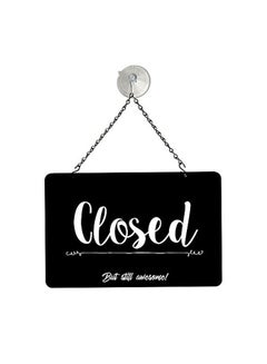 NAHANCO Open And Close Sign Board Black/White UAE | Dubai, Abu Dhabi