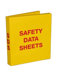 UniKeep 3 Ring Fully Enclosed View Binder Yellow/Red KSA | Riyadh, Jeddah