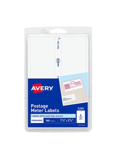 AVERY 160-Piece Permanent Adhesive Postage Meter Labels White UAE ...