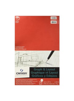 CANSON 40-Sheet Foundation Series Graph and Layout Paper White UAE ...