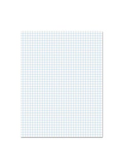 Ampad 50-Sheet Quad Pad White UAE | Dubai, Abu Dhabi