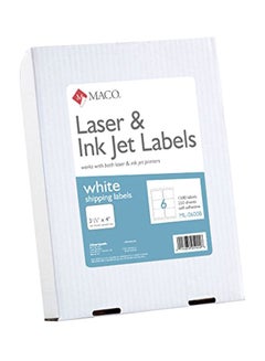 Maco 1500-Piece Laser And Inkjet Shipping Labels White UAE | Dubai, Abu ...