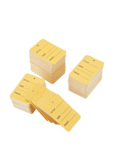 Metronic 1000-Piece Paper Price Tag Yellow KSA | Riyadh, Jeddah