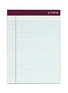 TOPS 100-Sheet Double Docket Writing Pad White UAE | Dubai, Abu Dhabi