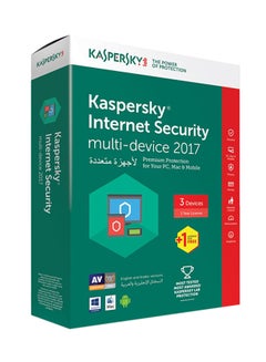 Kaspersky Internet Security Multi-device 2017 3 Plus 1 User Black UAE ...