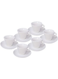 Generic 12-Piece Tea Cup Set White UAE | Dubai, Abu Dhabi