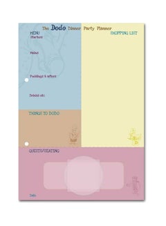 Dodo Dinner Party Planner Pad Notepad UAE | Dubai, Abu Dhabi