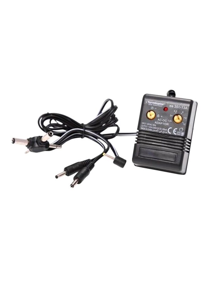 Generic Terminator AC to DC with 3 Pin Plug Power Supply Adapter 350mA ...