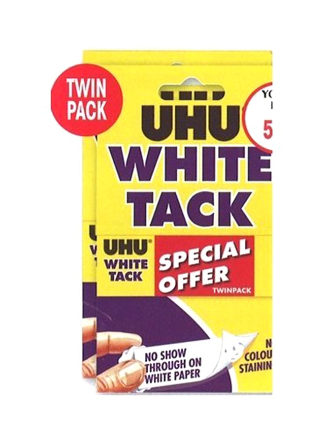 UHU Uhu White Tack Twin Pack Sticky Reusable Adhesive | Best Price UAE ...