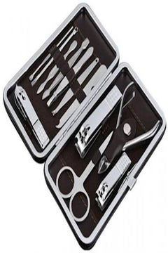 Generic 12-Piece Manicure Tool Kit Set Silver/Black UAE | Dubai, Abu Dhabi