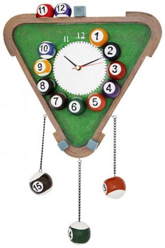 Generic Billiards Wall Clock Multicolour UAE | Dubai, Abu Dhabi