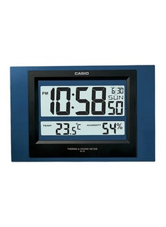 CASIO Rectangle Shaped Digital Wall Clock Blue/Black/Grey UAE | Dubai ...