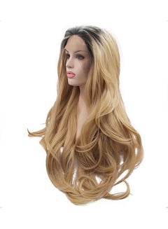 Voberry Curly Glueless Full Lace Wig Blonde 10x10x10centimeter UAE ...