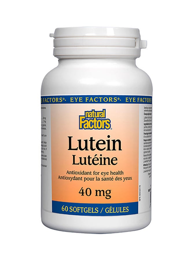natural Factors LUTEIN 40MG | Best Price UAE | Dubai, Abu Dhabi