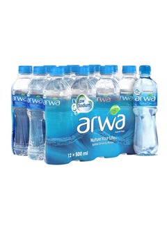 Arwa Natural Mineral Water 500ml Pack of 12 | Best Price UAE | Dubai ...