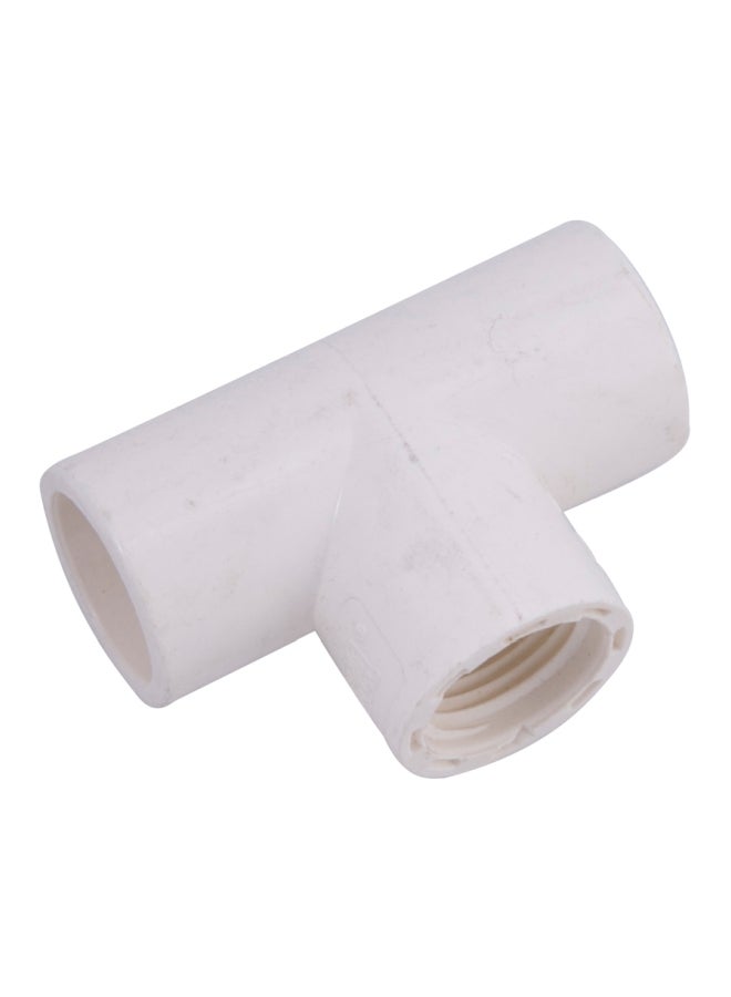 Mkats T-Shaped Pipe Connector White 0.5inch | Best Price UAE | Dubai ...