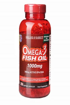 HNB Omega 3 Fish Oil Concentrate 250 Capsules | Best Price UAE | Dubai ...