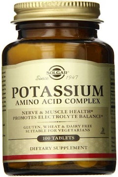 Solgar Potassium Amino Acid Complex Dietary Supplement - 100 Tablets UAE | Dubai, Abu Dhabi