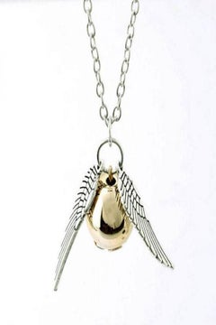 Generic Harry Potter Golden Snitch ST Wings Pendant Necklace (Antique ...
