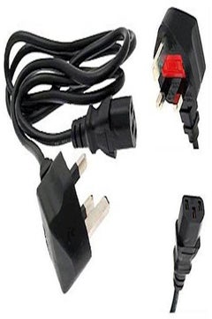 Generic Mains Power Cable Pc Monitor Kettle LCD TV Lead - 3 Pin - 3 ...