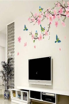 Generic DIY Removable Wall Stickers For Living Room Home Decor - Peach ...