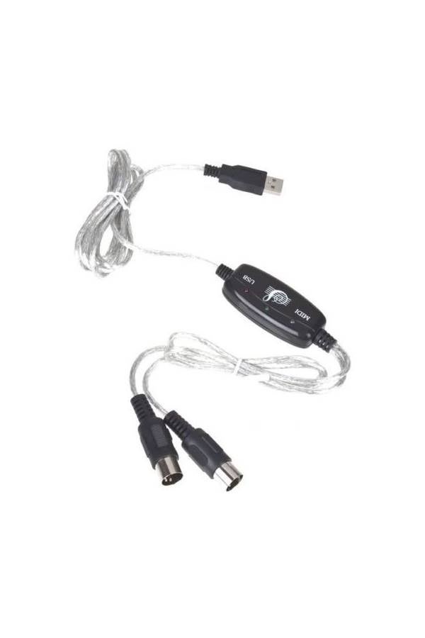 Generic USB To MIDI Converter Cable Black | Best Price KSA | Riyadh, Jeddah