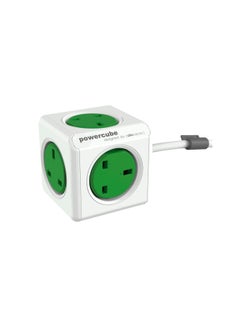 LOCAL PURCHASE Power Cube Extension Cord 7300GN/UKEXPC White/Green KSA ...