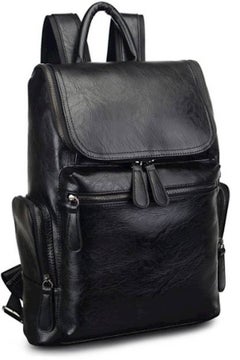 Generic Leather Double Shoulder Men'S Backpack Black UAE | Dubai, Abu Dhabi