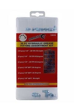 Hettich 30-Piece Hydraulic Grease Fitting Assortment Kit Set UAE ...
