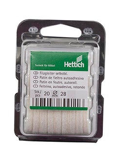 Hettich 20-Piece Felt Slider White UAE | Dubai, Abu Dhabi