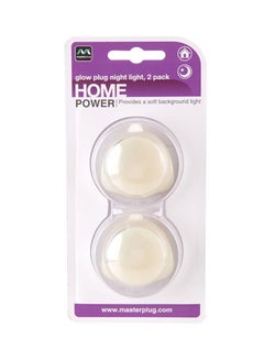 MASTERPLUG 2-Piece Night Glow Light White UAE | Dubai, Abu Dhabi