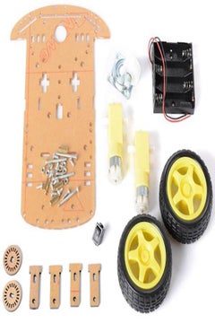 Arduino Robot Chassis 3 Wheel Drive Frame with Motors DIY Car Kit KSA ...