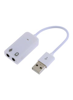 Generic USB 2.0 Virtual 7.1 Channel External USB Sound Card White Egypt | Cairo, Giza