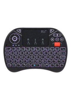 RII Wireless Keyboard Remote Control With Touchpad For Smart TV Black ...