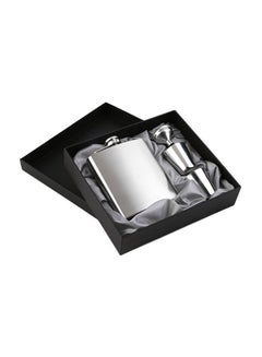 Generic Pocket Hip Flask Bottle Set Silver UAE | Dubai, Abu Dhabi