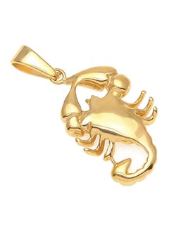 Xusamss Stainless Steel 18K Plated Gold Scorpion Tag Pendant UAE ...